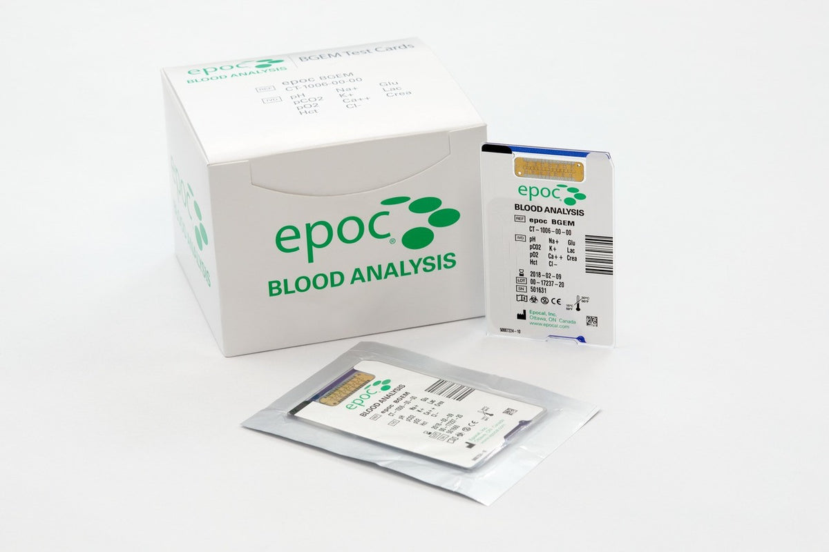 Test card for Epoc reader siemens – reagents